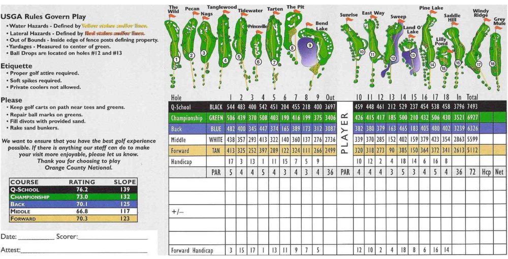 Orange County National - Florida Elite Golf and Travel